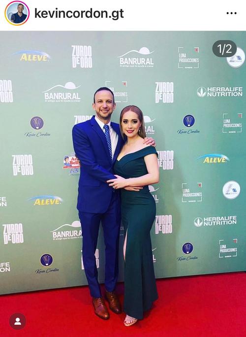 Kevin Cordón y Alejandra Portillo comparten primera imagen juntos