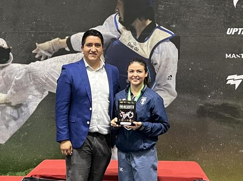 Guatemalteca destaca en el Pan Am Series III de taekwondo