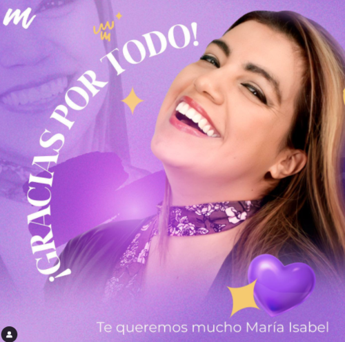 Locutora María Isabel Flores se despide de la radio con lágrimas