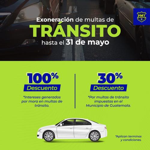 Hasta esta fecha habrá exoneración de multas de tránsito