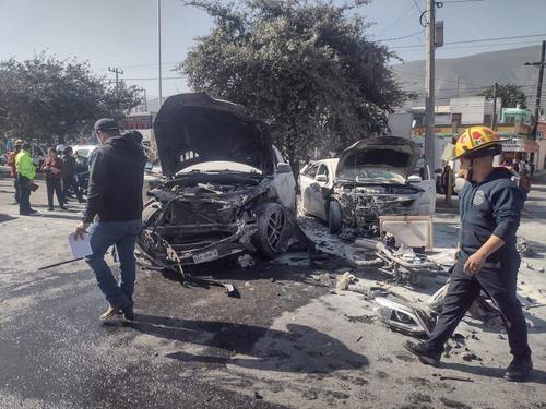 México: Adolescente provoca accidente vial y termina en llamas