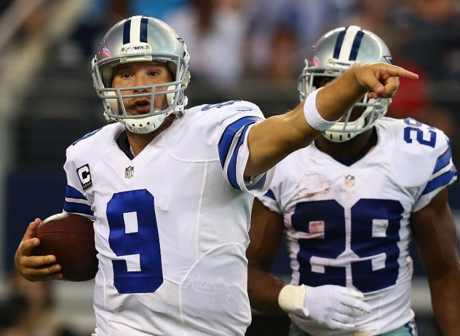 Tony Romo guía la victoria de los Vaqueros ante los Gigantes