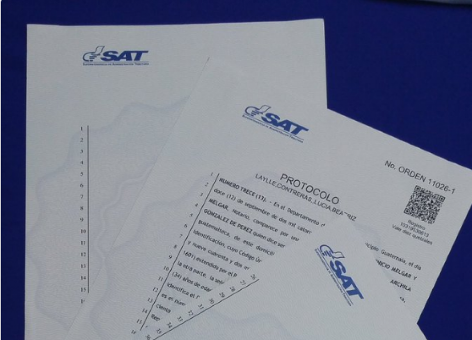 SAT cambia el papel protocolo que se utiliza para diversos trámites