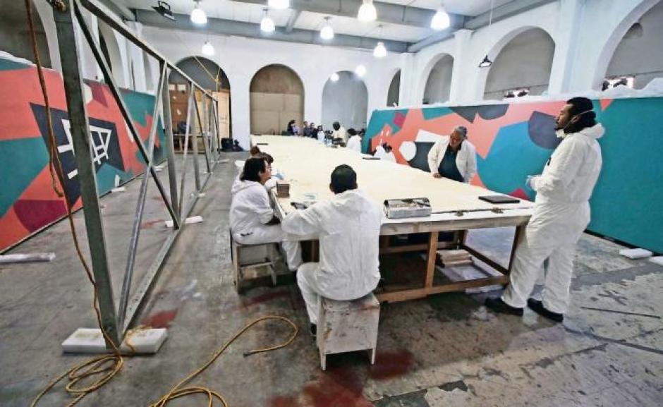 Mural de artista guatemalteco Carlos Mérida cobra vida en México