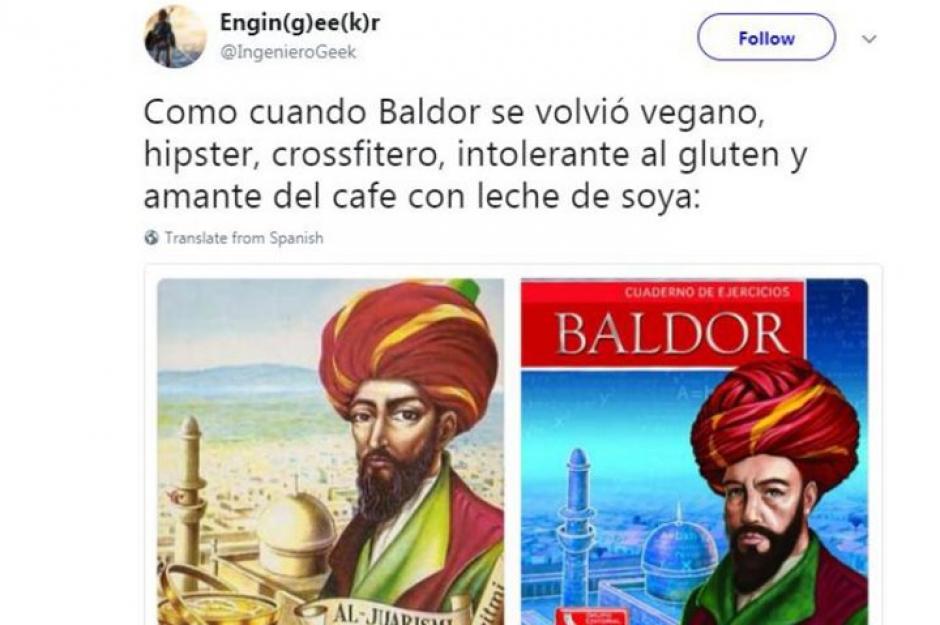 Los memes se mofan de la nueva portada del álgebra de Baldor