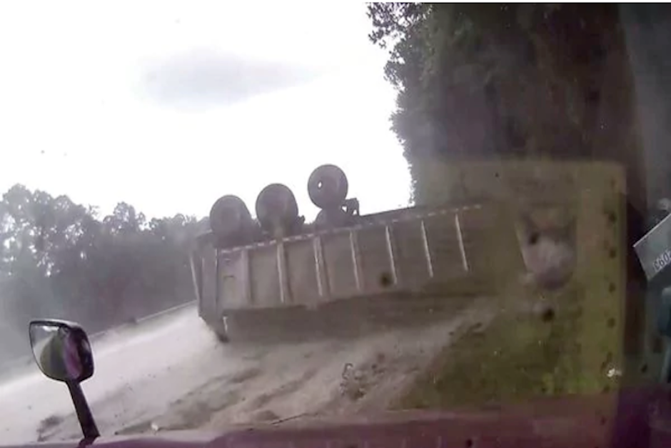 Piloto De Tráiler Se Queda Dormido En Plena Marcha Y Provoca Accidente