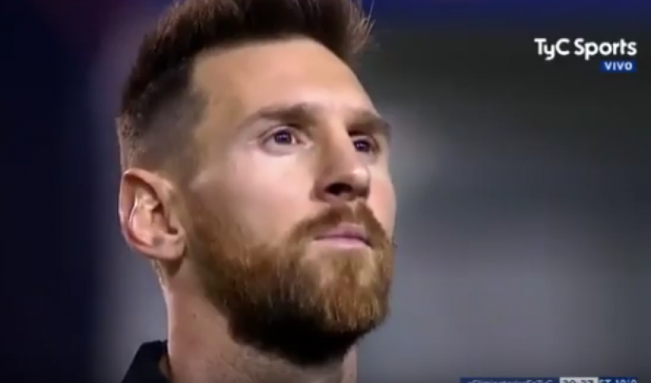 El himno argentino en La Bombonera emocionó así a Leo Messi