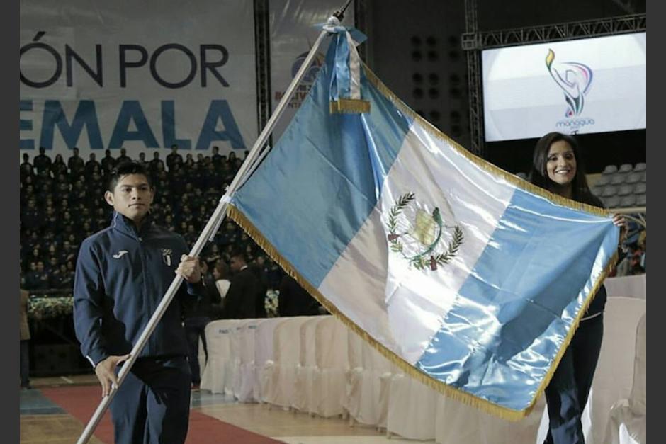Jorge Vega será el abanderado de Guatemala en Juegos Bolivarianos