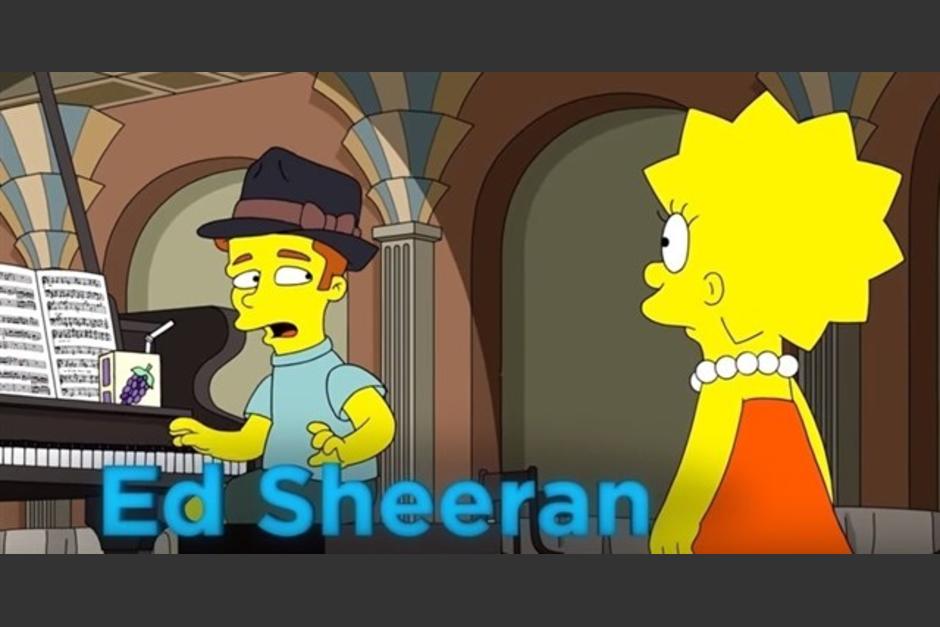 Ed Sheeran participará en un nuevo capítulo de Los Simpson