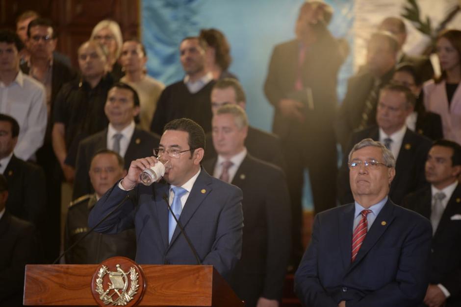 Lo que no se vio en la conferencia de Jimmy Morales