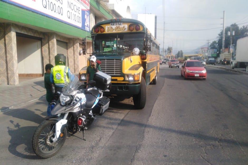 Consignan dos buses extraurbanos con más de 10 multas sin pagar