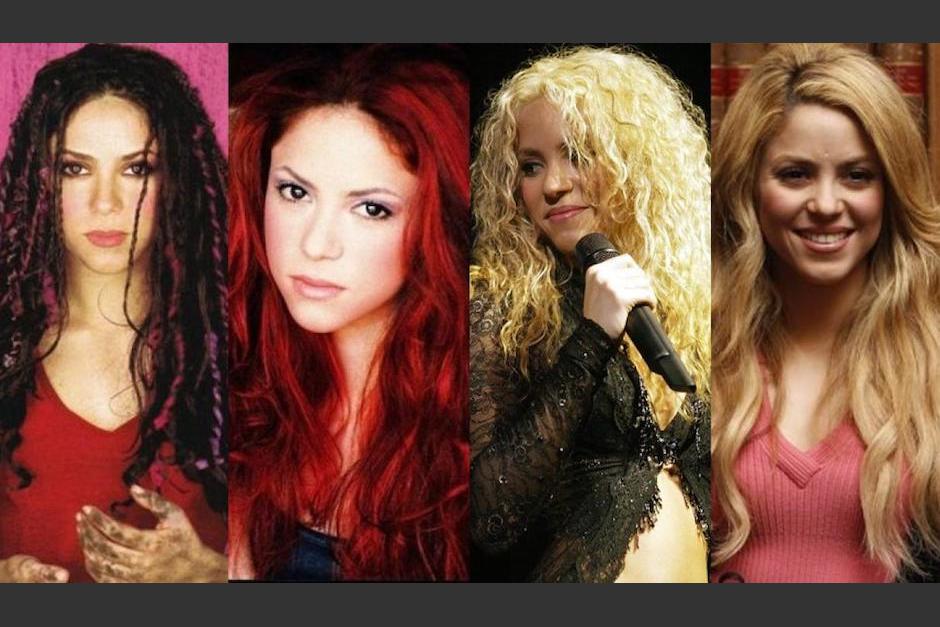 La sorprendente transformación de Shakira con los años