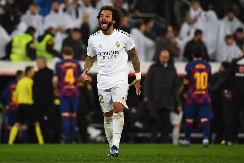 Marcelo le ganó una carrera a Messi y lo celebró como un gol