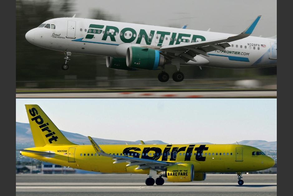Frontier y Spirit se fusionan y son la quinta aerolínea de EE.UU.