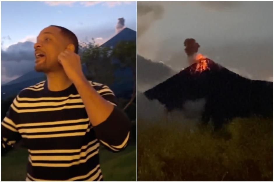 El día que el volcán de Fuego asustó a Will Smith (video)