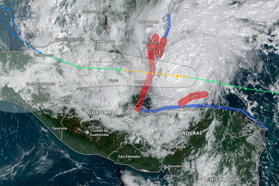 EN VIVO: sigue la trayectoria del huracán Lisa