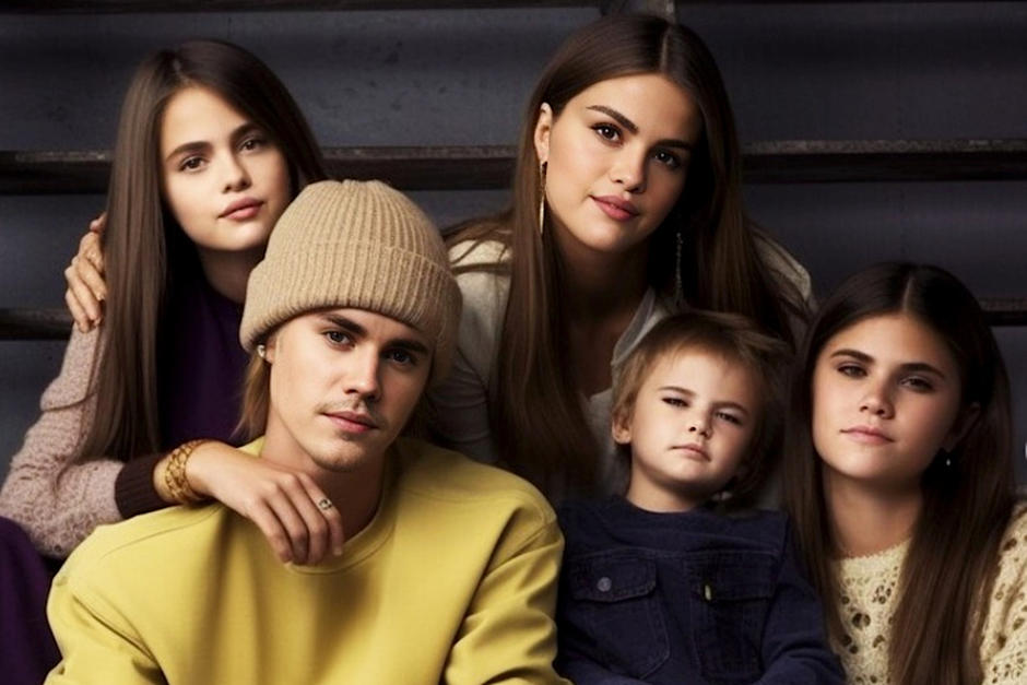 Así lucirían las exparejas de Hollywood con hijos, según la IA