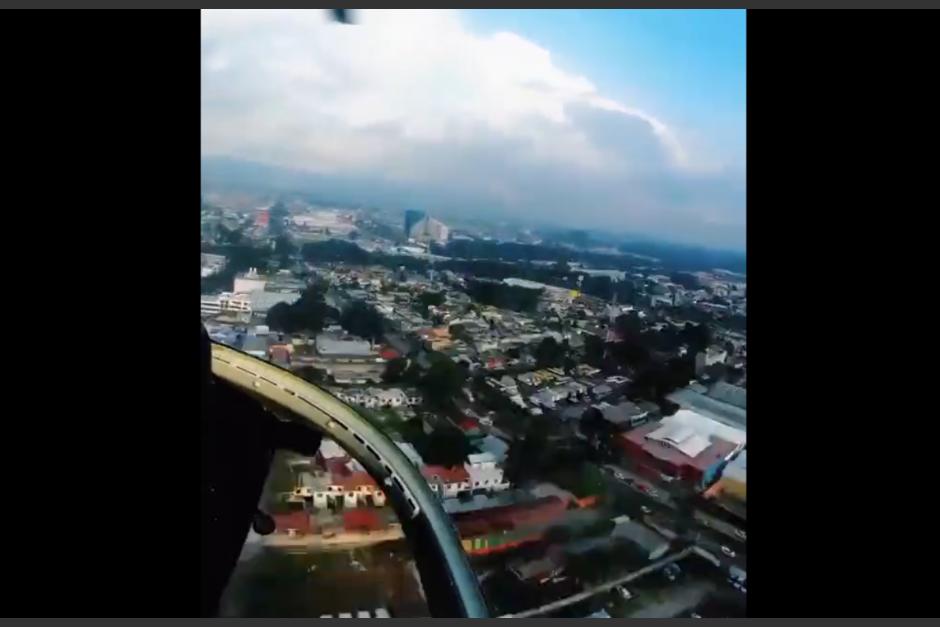 Piloto muestra recorrido de la Roosevelt hacia La Aurora