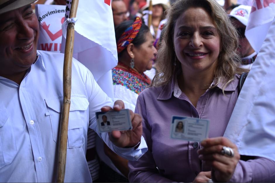 Binomio de la coalición Winaq-URNG recibe credenciales