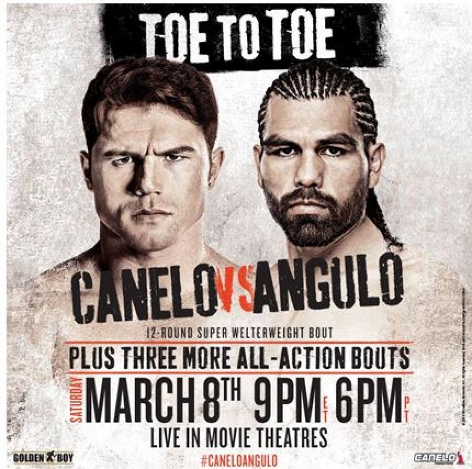 Todo listo para la pelea entre "Canelo" Álvarez y "el Perro" Angulo