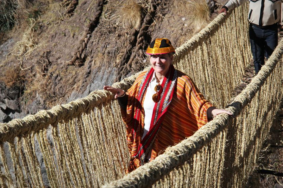 El vertiginoso puente colgante Q'eswachaka de Perú | Soy502