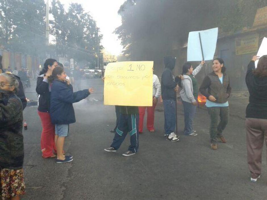 Vecinos protestan por falta de seguridad