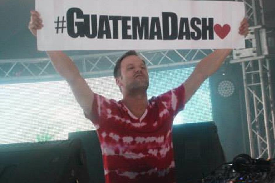 El Dj Dash Berlin pide el apoyo de los guatemaltecos