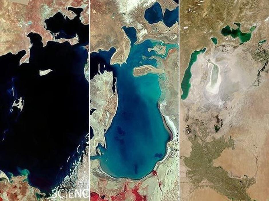 Imágenes de la NASA muestran desaparición del Mar Aral | Soy502