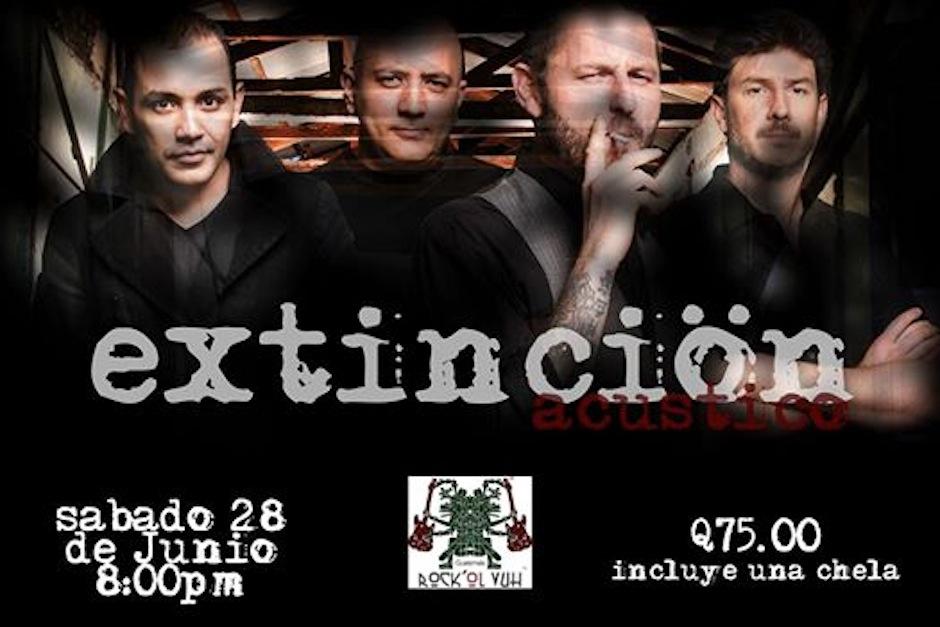 E.X.T.I.N.C.I.O.N se presentará en el Rock'ol Vuh