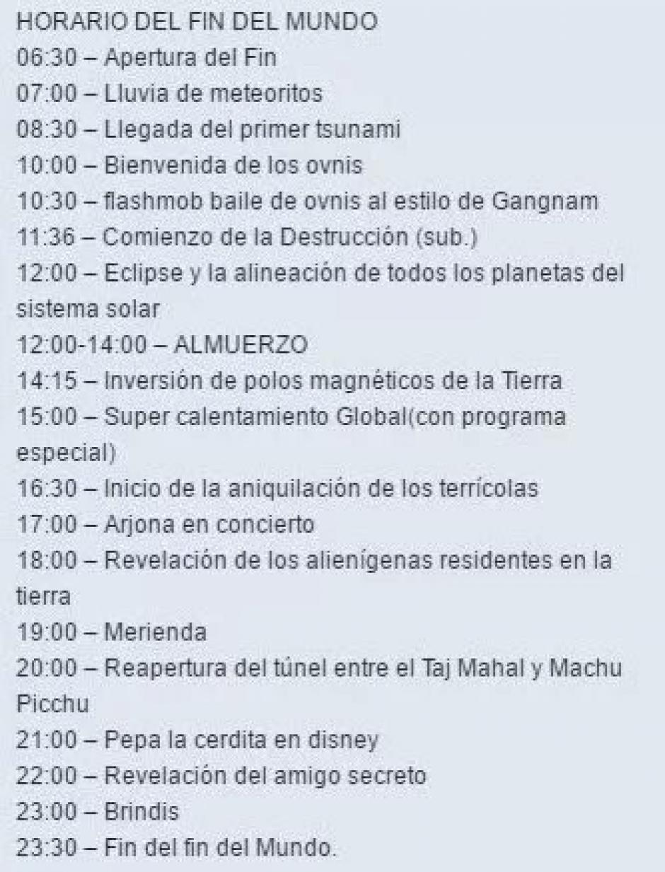 Los "memes" por el fin del mundo | Soy502