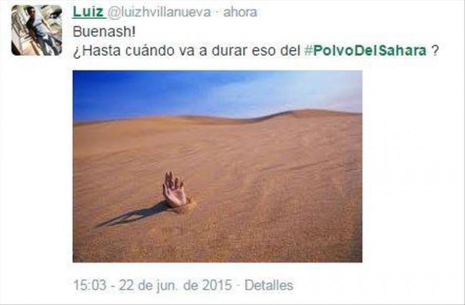 Los “memes” del polvo del Sahara revolucionan las redes sociales | Soy502