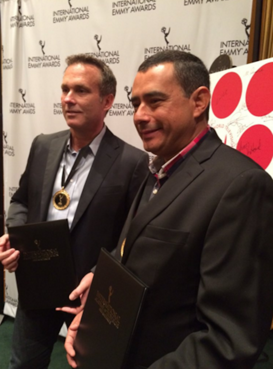 Harris Whitbeck destaca en la gala de los International Emmy Awards