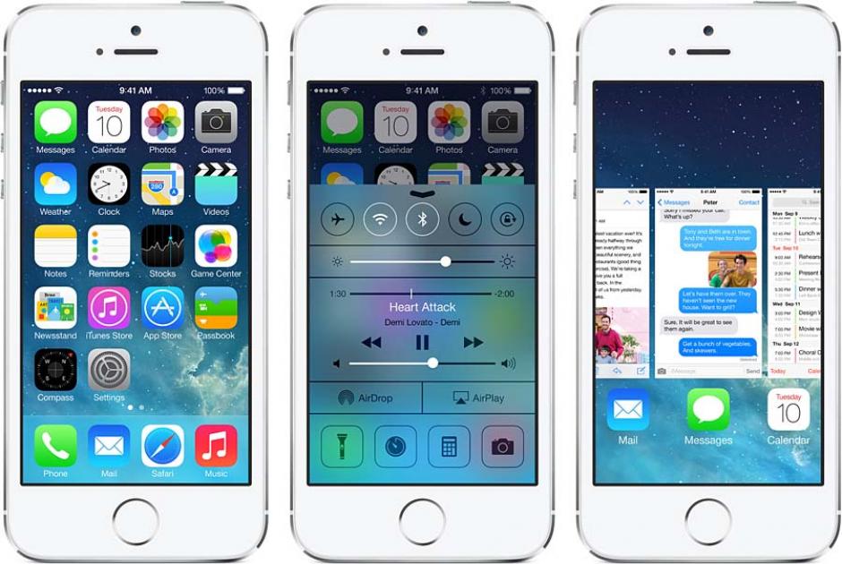 ¡Ya está el iOS7!