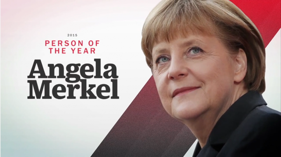 Angela Merkel: Personaje del año de la Revista Time