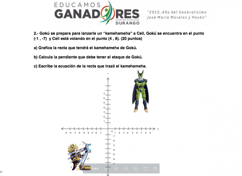“Dragon Ball” y "Mario", la inspiración para aprender matemáticas