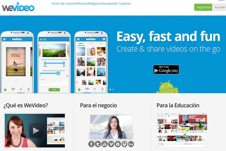 WeVideo, una App para editar video