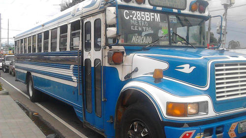 Sale caravana de buses extraurbanos de Villa Nueva | Soy502